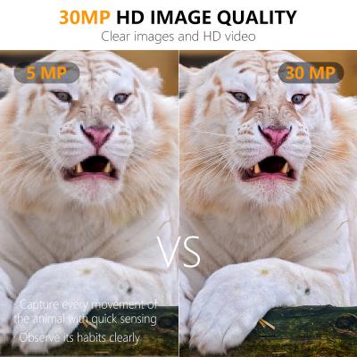 China KW561 Trail Camera Mini 30MP 0.2s Trigger 4K Video IP66 Waterproof CMOS Sensor SD Card for sale