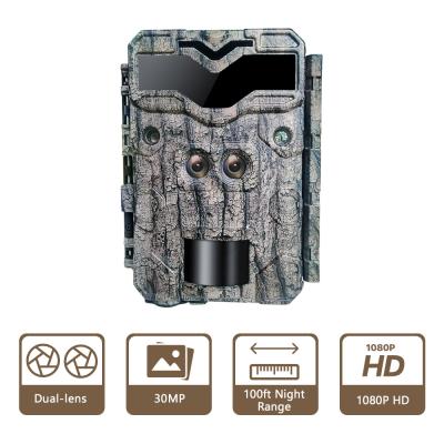 China Keepguard Dual-Lens 32MP No-Glow Trail Camera 4K Night Vision Hunting Game Camera IP66 for sale