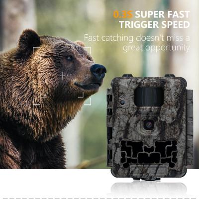 China 30MP 1080P Trail Camera KW561 IP66 Waterproof 0.3s Trigger Night Vision Hunting Camera 512GB Support for sale