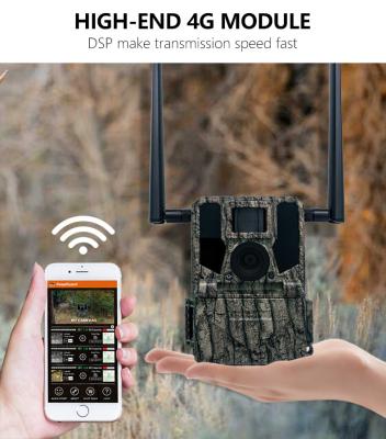 China 4G LTE Trail Camera KW897 36MP 2K Night Vision Dual Antennas 0.1s Trigger for sale