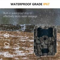 China KW865 WiFi Hunting Camera 24MP 1080P Night Vision IP67 Waterproof 82ft IR Flash Range for Wildlife Scouting for sale