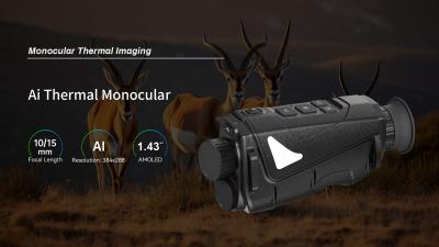 China Professional Thermal Imaging Binoculars with 8x Digital Zoom and 850nm Night Vision Red Dot Sight for sale