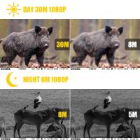 China Dual Lens Wildlife Game Camera 30MP 1080P No Glow 940nm Infrared Trail Camera for sale