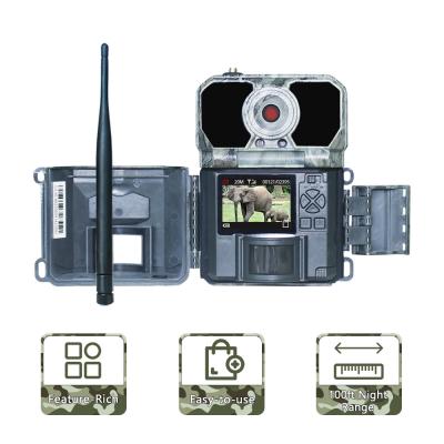 China 4G Cellular Trail Camera with 25m Night Vision, 20MP Resolution and IP66 Waterproof Rating for Wildlife Monitoring for sale