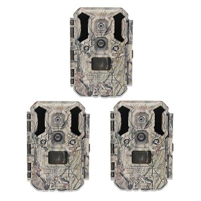 China 0.4s Trigger Speed Outdoor Hidden Trail Camera IP67 With Two Lens Low Glow Flash Light for sale