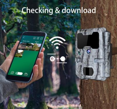 China 30MP WiFi Trail Camera with 25m Detection Range and IP67 Waterproof Rating for Wildlife Monitoring for sale