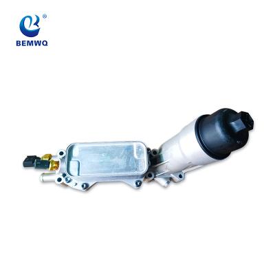 China BEMWQ 68105583AF Oil Filter Housing Cooler for Jeep Chrysler Dodge ERB Engine Aluminum 2 Year Warranty for sale