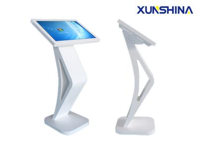 China White Color Windows OS 43 Inch Interactive Touch Screen Kiosk With LG Panel for sale