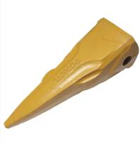 China Brown 10 Inches Tooth Bucket Excavator Drilling Komatsu Pc200 Bucket Teeth for sale