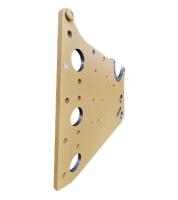 China Wholesale Price Mining Equipment Stone Rock Machine Jaw Guard Cone Stone Crusher Wear Spare Parts SJ120 Right Side Plate for sale