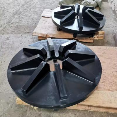 China Monthly Supply 1000 Tons Flotation Parts Heat Treatment and Corrosion Resistant Industrial Impeller Cover Plate for sale