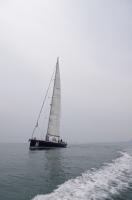 China 72ft Monohull Sailing Boat Fiberglass Main Structure PU Paint Finish Boat for sale