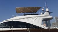 China Long Range Motor Yachts UV Resistant Cruising Yacht Monohull Mazarin 66ft for sale