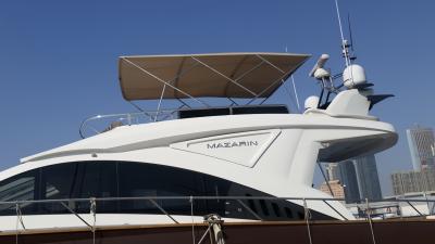 China Long Range Motor Yachts UV Resistant Cruising Yacht Monohull Mazarin 66ft for sale