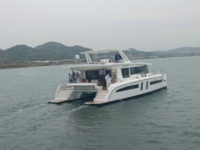 China Mazarin 55ft Sailing Catamaran High End Private Leisure Reception Boat for sale
