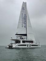 China Mazarin 55 Catamaran Sail Boat with Integrated Solar Panels, 16.76m Length and Four Cabins for Luxury Sailing for sale