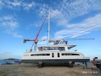 China Mazarin 55ft Panoramic Ocean Retreat Catamaran Sail Boat with Fiberglass Hull for sale