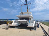 China Comfort 55ft Offshore Catamaran Powerboats Spacious Wide Body Catamaran Yacht for sale