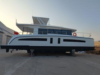 China Comfort 55ft Offshore Catamaran Powerboats Spacious Wide Body Catamaran Yacht for sale