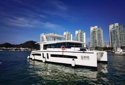 China Sea Trips Diesel Motor Catamaran 55ft Long Distance Cruise Yacht for sale