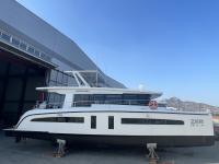 China Mazarin 55ft Luxury Power Catamaran Yachts German Exquisite Craft for sale