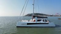China Comfortable Catamaran Sail Boat Business Hospitality Luxury Cruising Yacht for sale