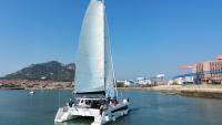 China Scenic Tours 49 Foot Catamaran Sail Boat Private Sailing Training Boat for sale