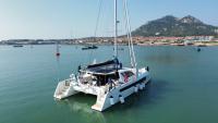 China High Speed Catamaran Sail Boat Wave Shedding 49ft Luxury Sailing Vessel for sale
