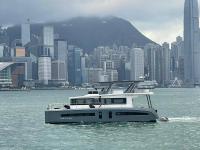 China Solar Powered Electric Catamaran 55ft Family Cruising Yacht for sale