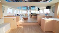 China Mazarin 55ft Motor Catamaran Top Speed 15 Knots Large Space Family Catamaran for sale
