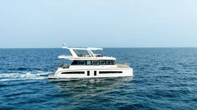 China Motor Cruise Catamaran Yacht Long Distance Trawler Yachts for sale