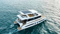 China Mazarin 55ft Motor Catamaran Top Speed 15 Knots Large Space Family Catamaran for sale