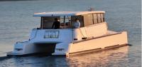 China Mazarin 14M Electric Drive Catamaran Ferry Boat For Sightseeing for sale