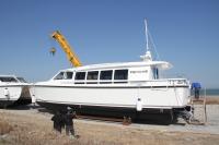 China Diesel Engine Catamaran Offshore Boat Fiberglass Luxury Interior Transport Ferry for sale