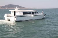 China Diesel Engine Catamaran Ferry 25 Knots VIP Shuttle For Island Sightseeing for sale