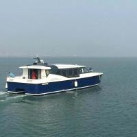 China 25 Knots Speed Catamaran Ferry Anti Roll Stability Luxury VIP Transfer Boat for sale