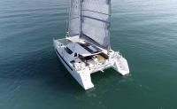 China 49ft Catamaran Sail Boat Folding Luxury Family Friendly Private Sailing Catamaran for sale