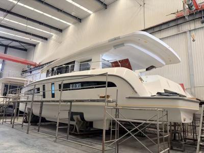 China MAZARIN 55 Catamaran Sailboat with 16.76 meters length, YANMAR 4JH80 diesel engines, and Solar Panel System for Ocean Cruising for sale