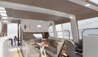China 37ft Motor Catamaran with CFD-optimized hull design offering exceptional fuel economy and directional stability for sale