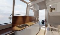 China 37ft Motor Catamaran with CFD-optimized hull design offering exceptional fuel economy and directional stability for sale