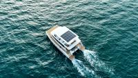China Mazarin 55 Luxury Power Catamaran with 16.76 m LOA and Marine-grade GRP Hull via Vacuum Infusion for sale