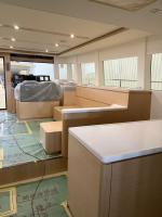 China 55ft Fiberglass Sailing Catamaran with Flybridge for Ocean Cruising and Yacht Charter for sale