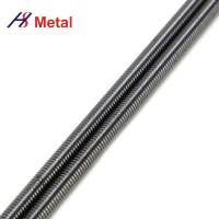 China Pure Molybdenum Bolts Threaded Rods M5 M10 M20 Moly Round Bar High Temperature Fasteners for sale