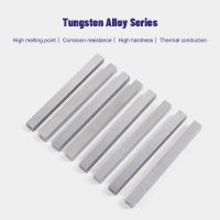 China Wear Resistant Tungsten Rod Bar Machining Surface Tungsten Flat Bar for sale