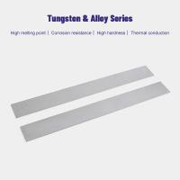 China High Purity W-1 Tungsten Plate 6.0mm Thickness for Electrical Light Source Parts for sale