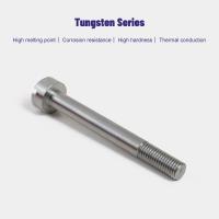 China Mo 1 Molybdenum Rod Stock Moly Stud M8 M10 M12 Molybdenum Threaded Rod for sale