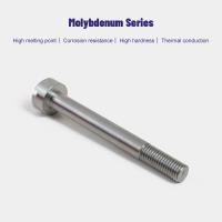 China Polished Molybdenum Products Molybdenum Screws Threaded Rods M5 M8 M10 M12 for sale