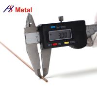 China ECM Electrodes Tungsten Alloy Products Copper Tungsten Round Bar for sale