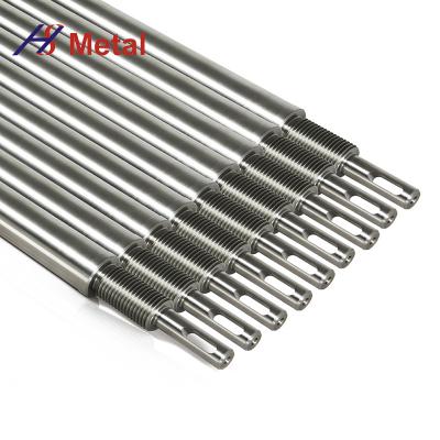 China Dia 20mm Molybdenum Electrode Bar Rod 99.95% Purity Silver Gray for Glass Fiber for sale