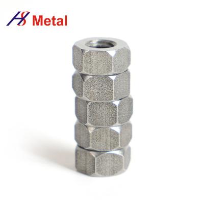 China 99.95% Pure Molybdenum Nuts and Screws Wear Resistant Fasteners ASTM B387 for sale